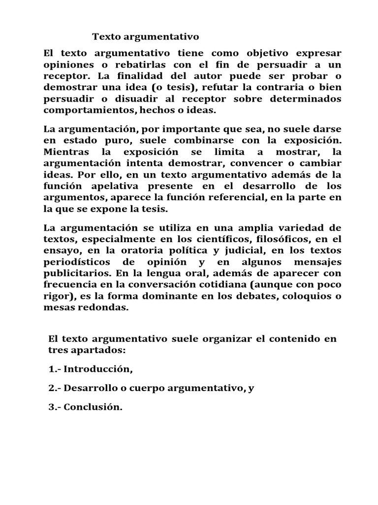 Texto Argumentativo Con Ejemplos | PDF | Razonamiento inductivo | Vegetales