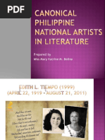 Edith Tiempo | PDF | Writing | The Arts