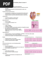 Dysrhythmias Cheat Sheet | PDF | Atrium (Heart) | Cardiac Electrophysiology
