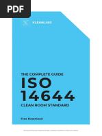 Clean Room Requirements As Per Iso 14644 PDF | PDF
