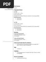 Yale SOM Resume Template | PDF | Titles | Educational Assessment And ...