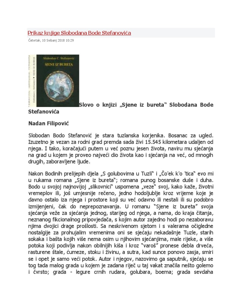 Prikaz Knjige Slobodan | PDF