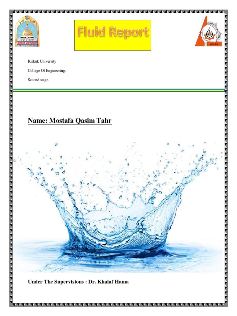 Mostafa Qasim Fluid Report | PDF | Nozzle | Phases Of Matter
