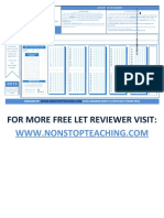 LET Answer Sheet V1.0 | PDF