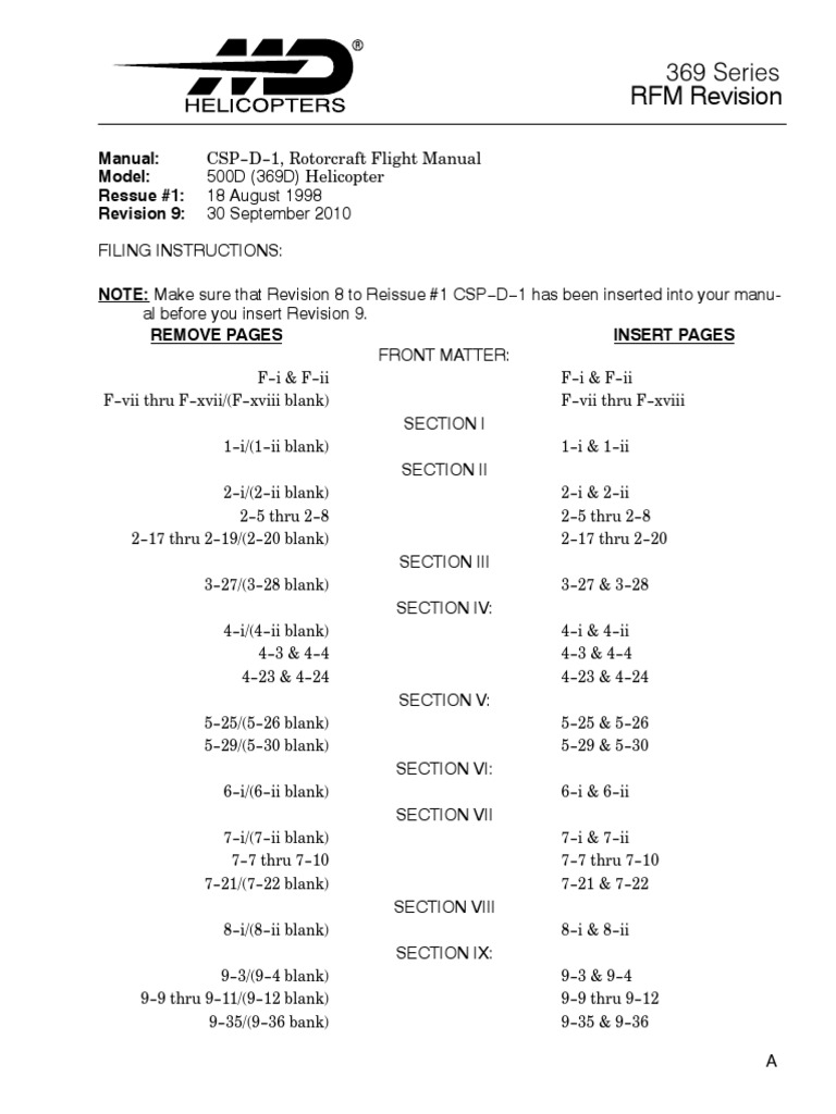 CSP-D Flight Manual For Pilots PDF | PDF | Federal Aviation ...