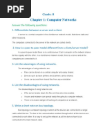 Class 8 Computer Science-Chapter-1 Networking Concepts (3) | PDF ...