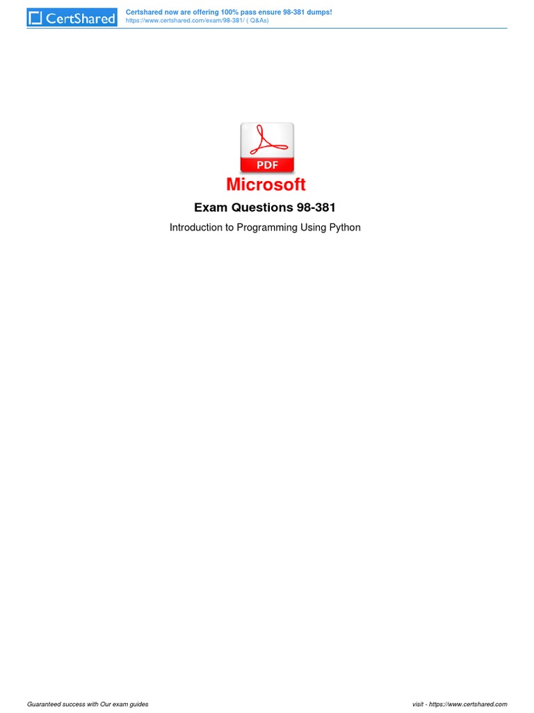Microsoft Certleader 98-381 Practice Test V2018-May-17 by Darcy 134q ...