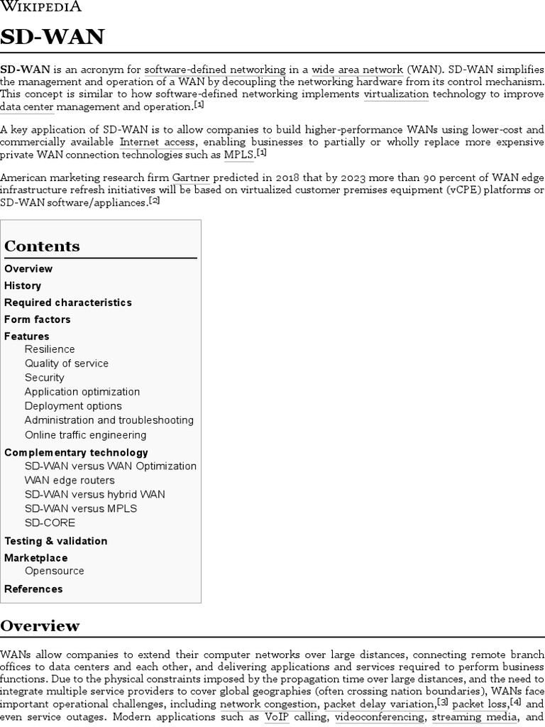 What Is SD-WAN | PDF | Network Architecture | Computer Network