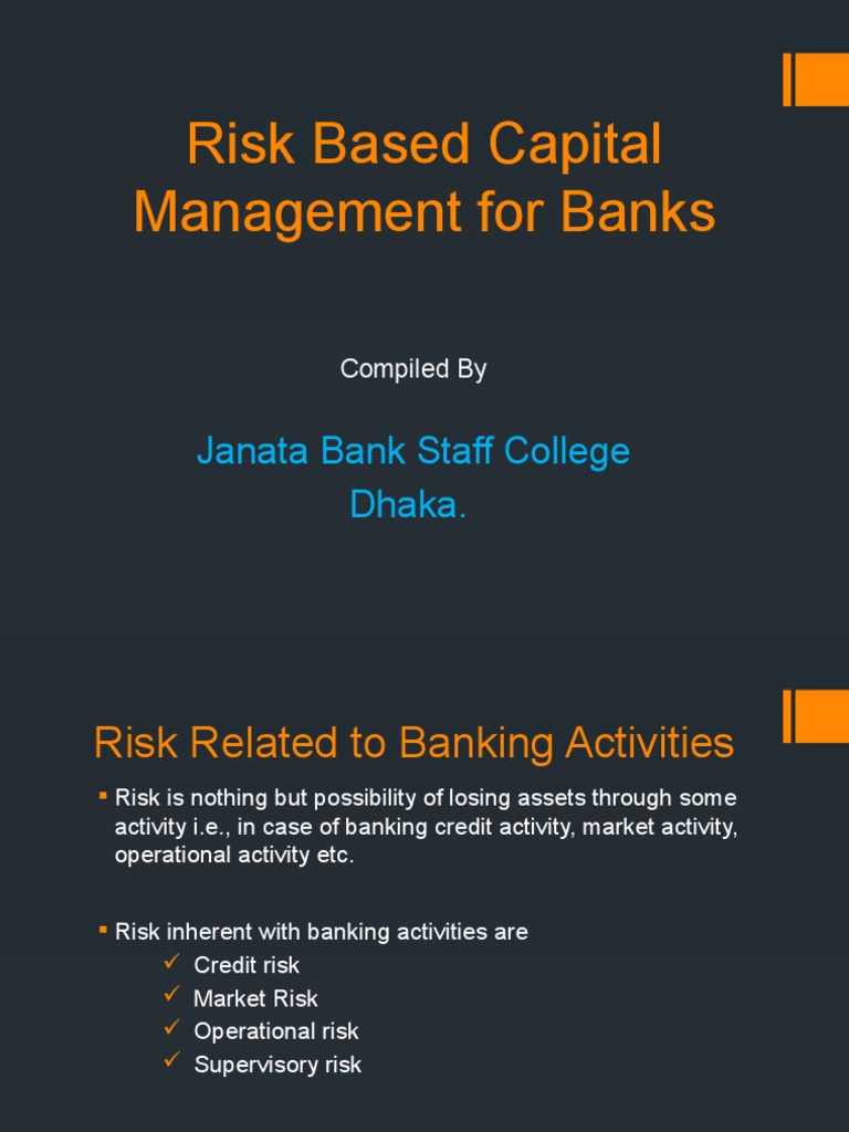 Risk Based Capital Management | PDF | Capital Requirement | Financial ...