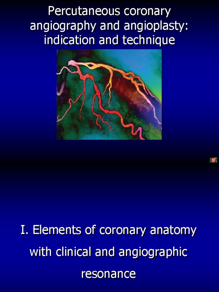 Coronarografie | PDF | Percutaneous Coronary Intervention | Coronary ...