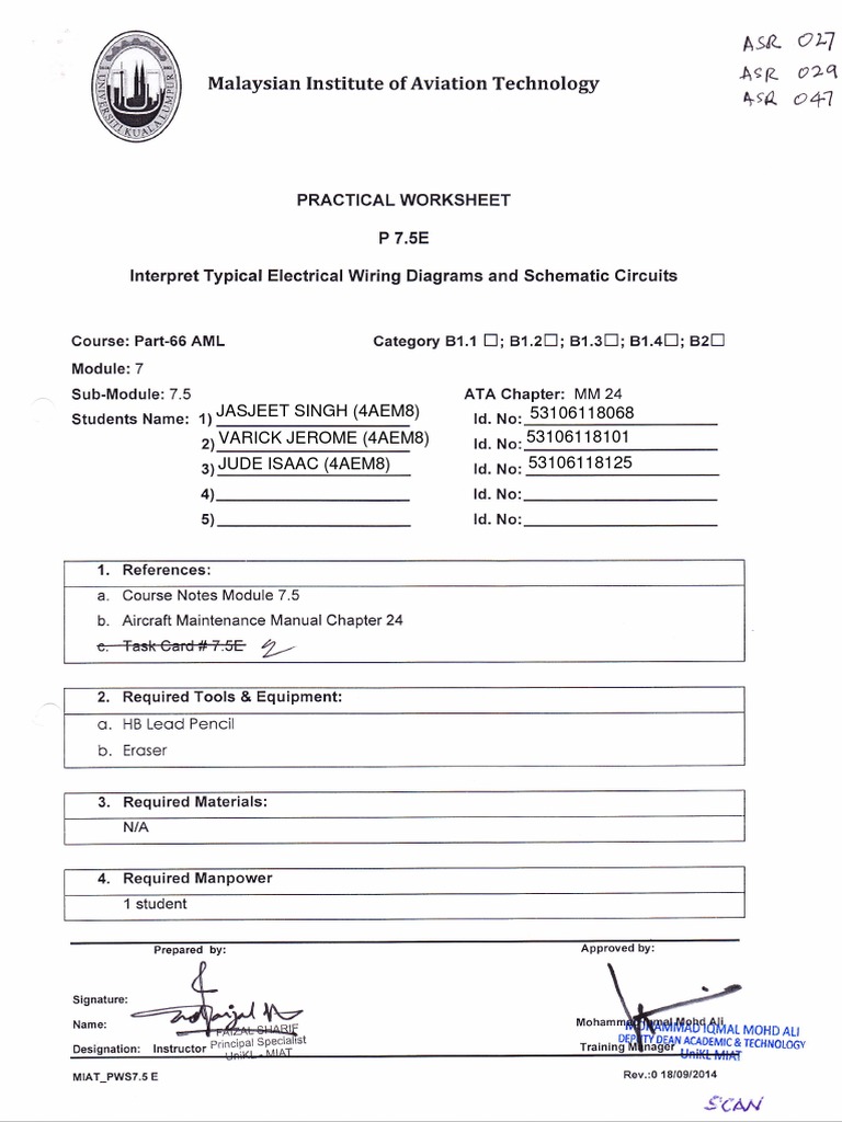 Malaysian Aviation Technology: Institute | PDF | Direct Current | Switch