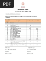 HSE Daily Report Form | PDF | Safety | Prevention