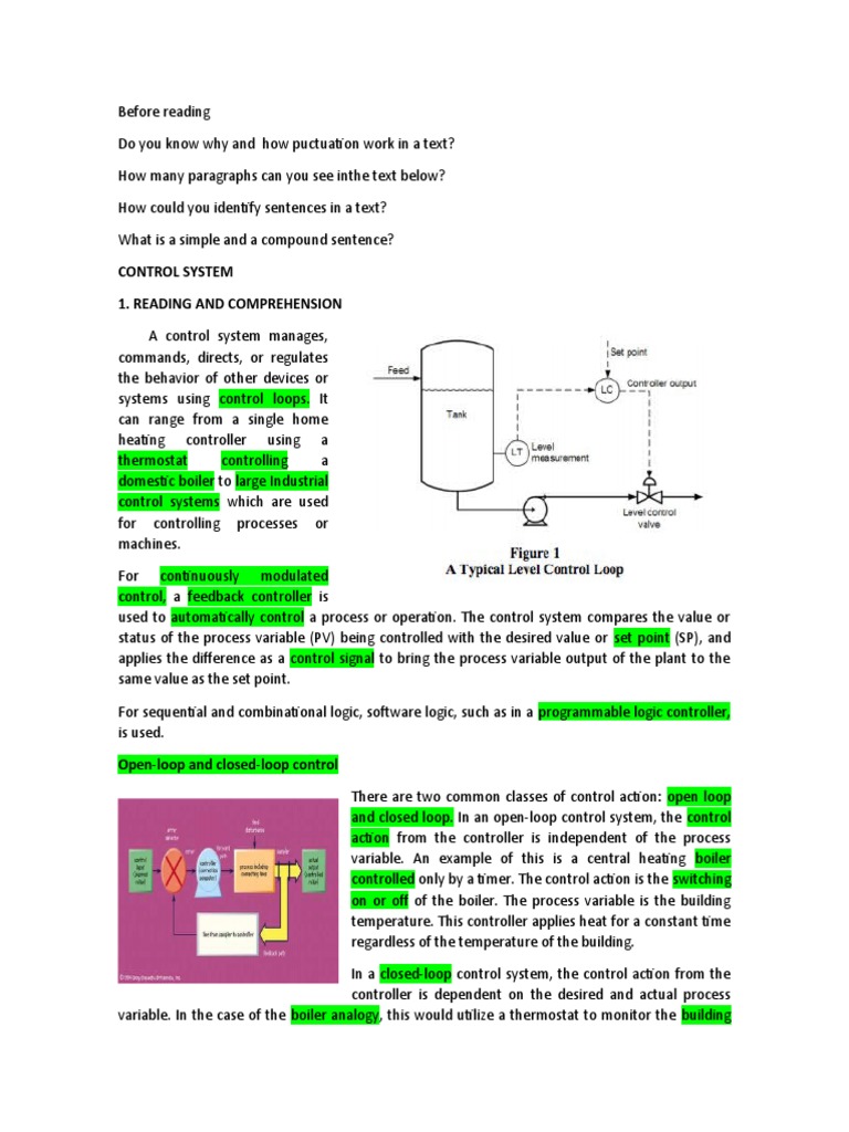 Understanding Control Systems An Analysis Of Key Components Functions And Applications Pdf