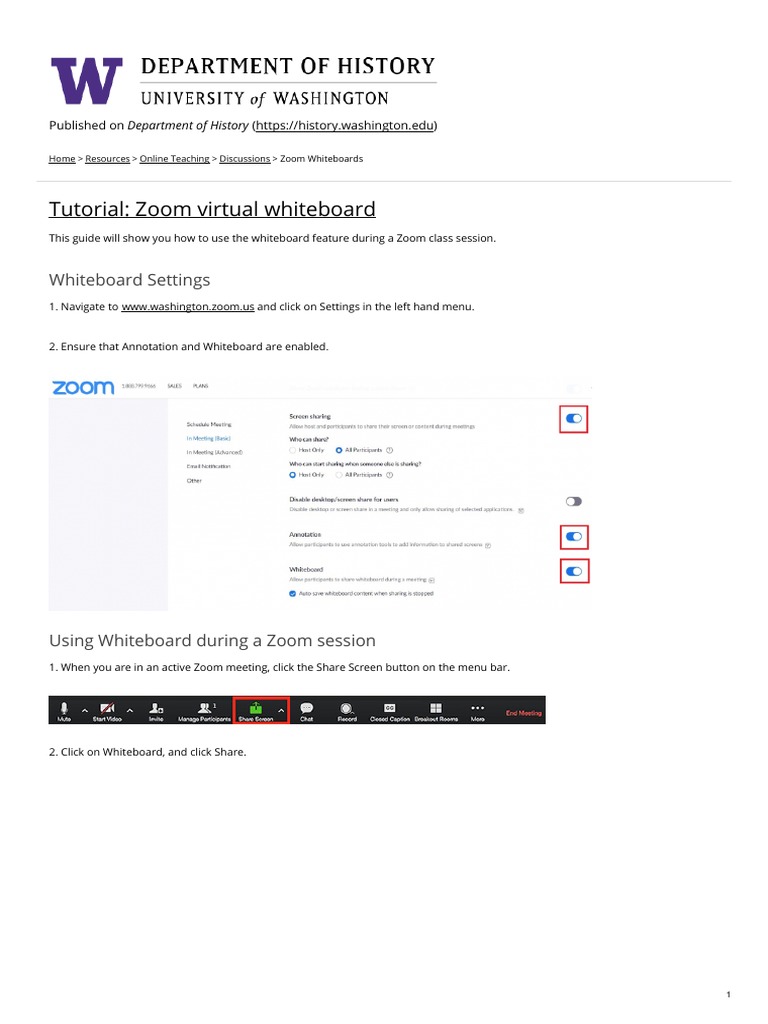 Maximizing the Virtual Whiteboard Experience: A Guide to Utilizing ...