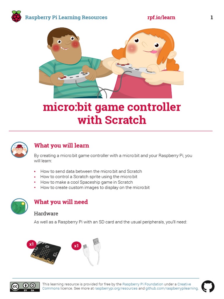 Microbit Scratch Game Controller | Download Free PDF | Raspberry Pi ...