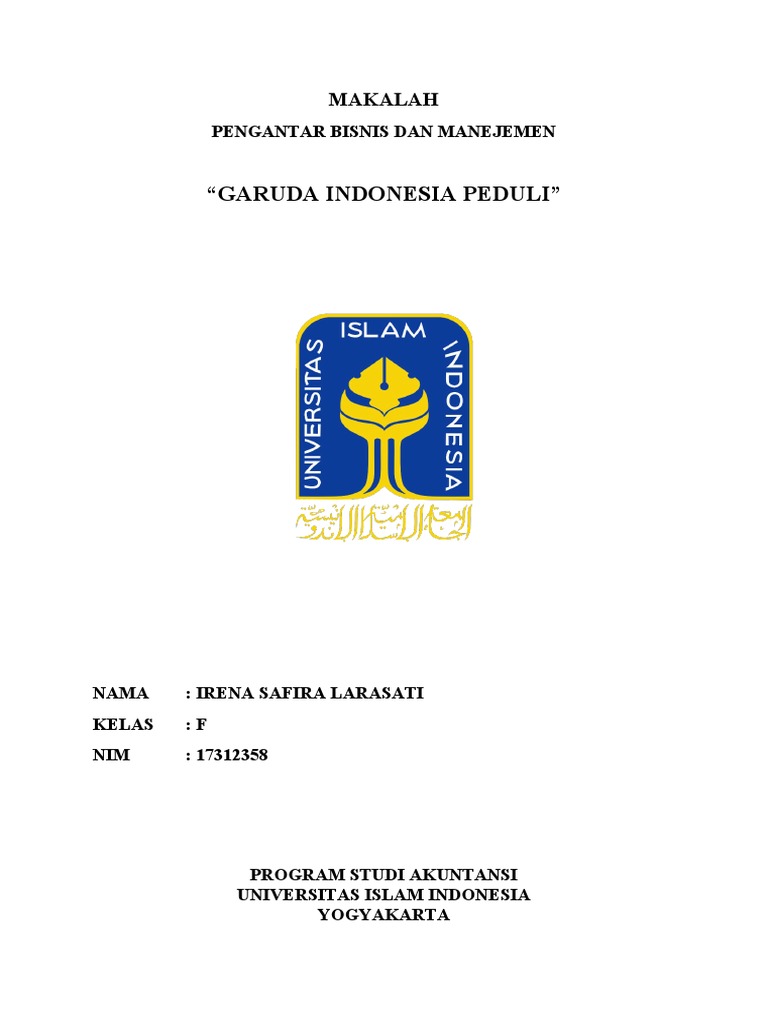 CSR Garuda Indonesia: Program "More Trees" | PDF