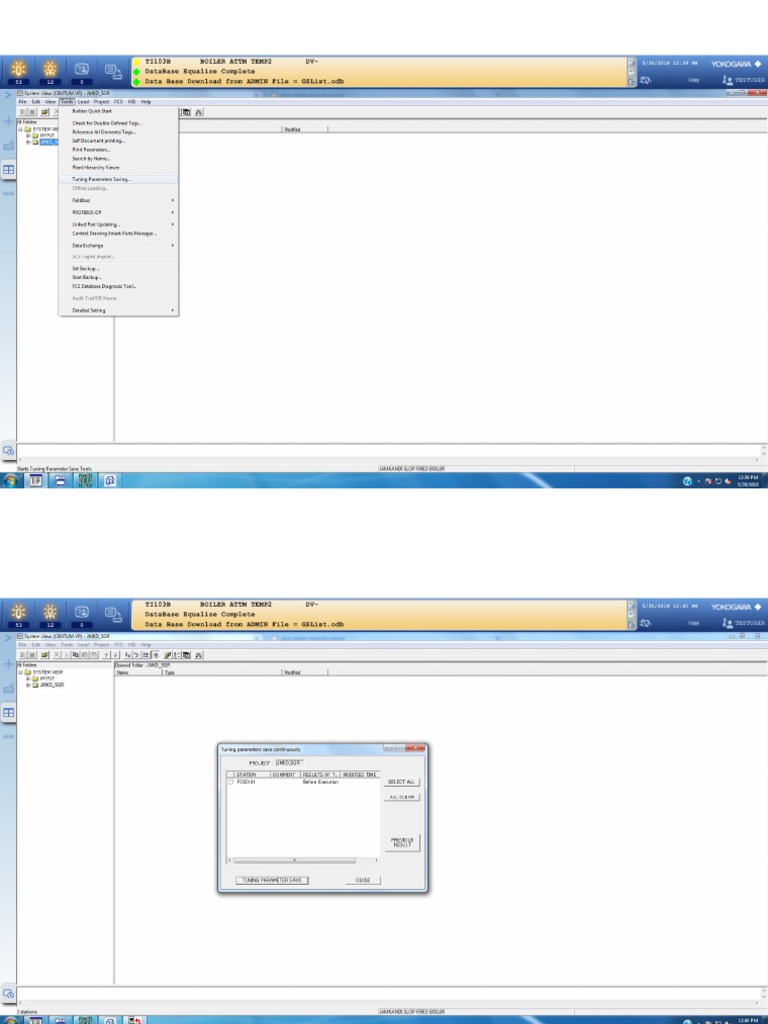 Yokogowa Centum VP Backup Step by Step PDF | PDF