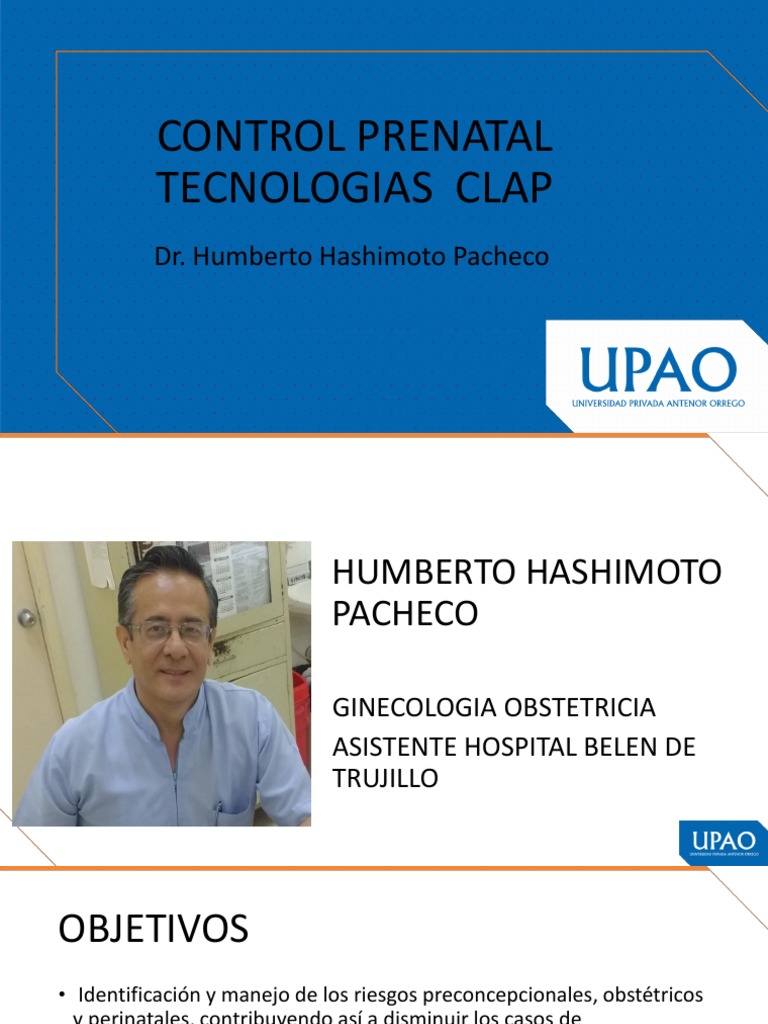 Mehu 522. Unidad Obstetricia. Semana 1 - Tema Control Prenatal ...