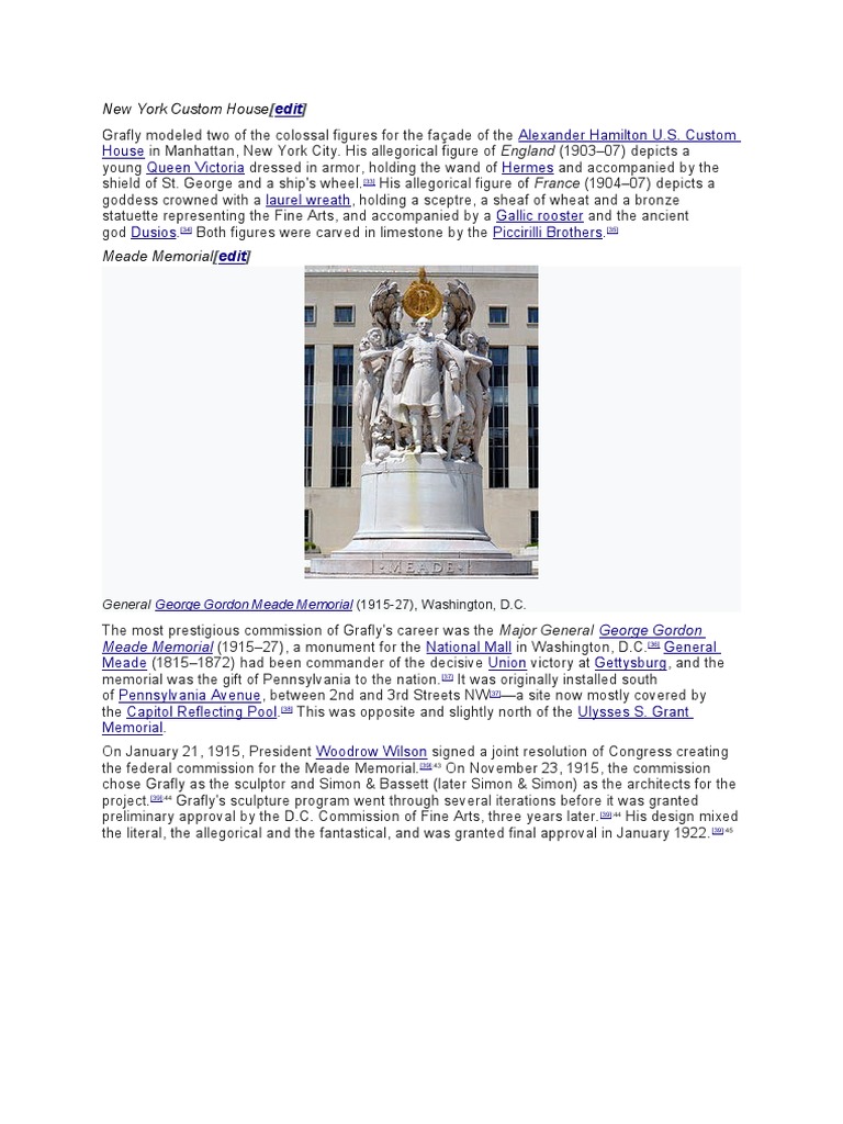 Alexander Hamilton U.S. Custom House Queen Victoria Hermes Laurel ...