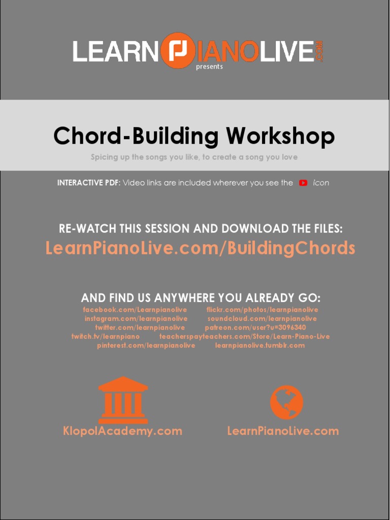 Chord-Building Workshop: Re-Watch This Session and Download The Files ...