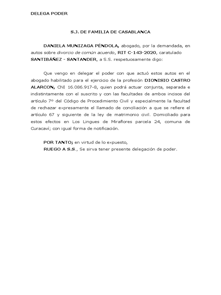 Delega Poder | PDF