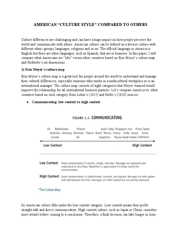 IB-American Culture | PDF | Leadership | Social Psychology