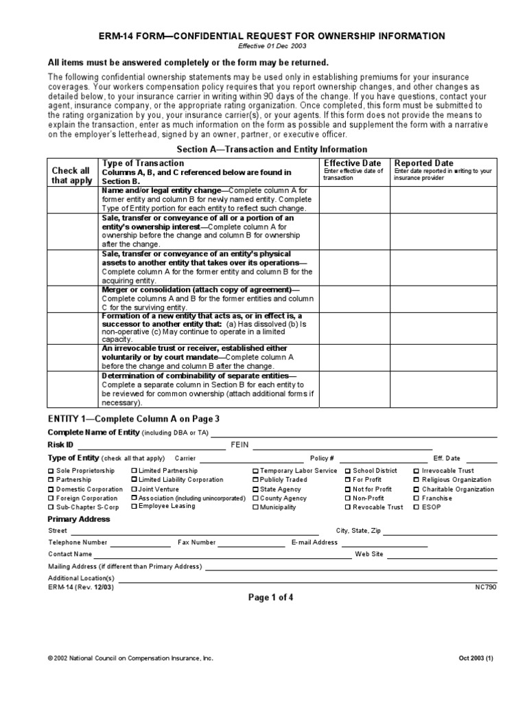 Erm 14 | PDF | Ownership | Corporations