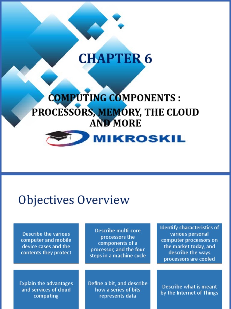 6-7 - Computing Components | PDF | Computer Memory | Random Access Memory