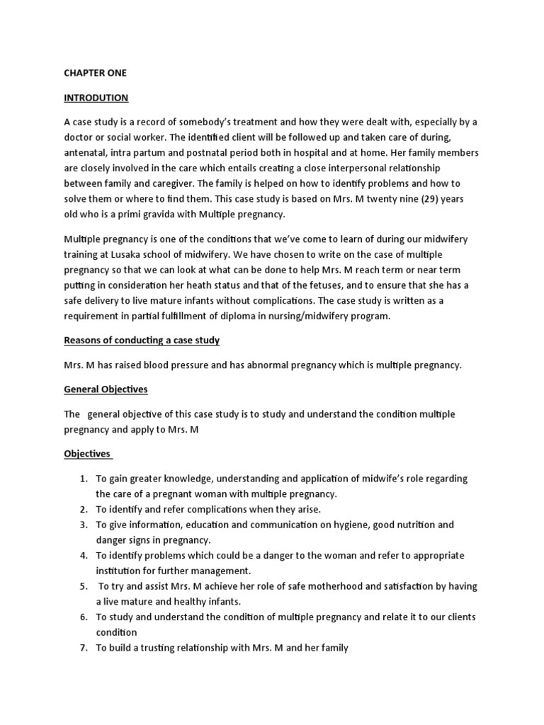 2014 Group Case Study | PDF | Twin | Childbirth