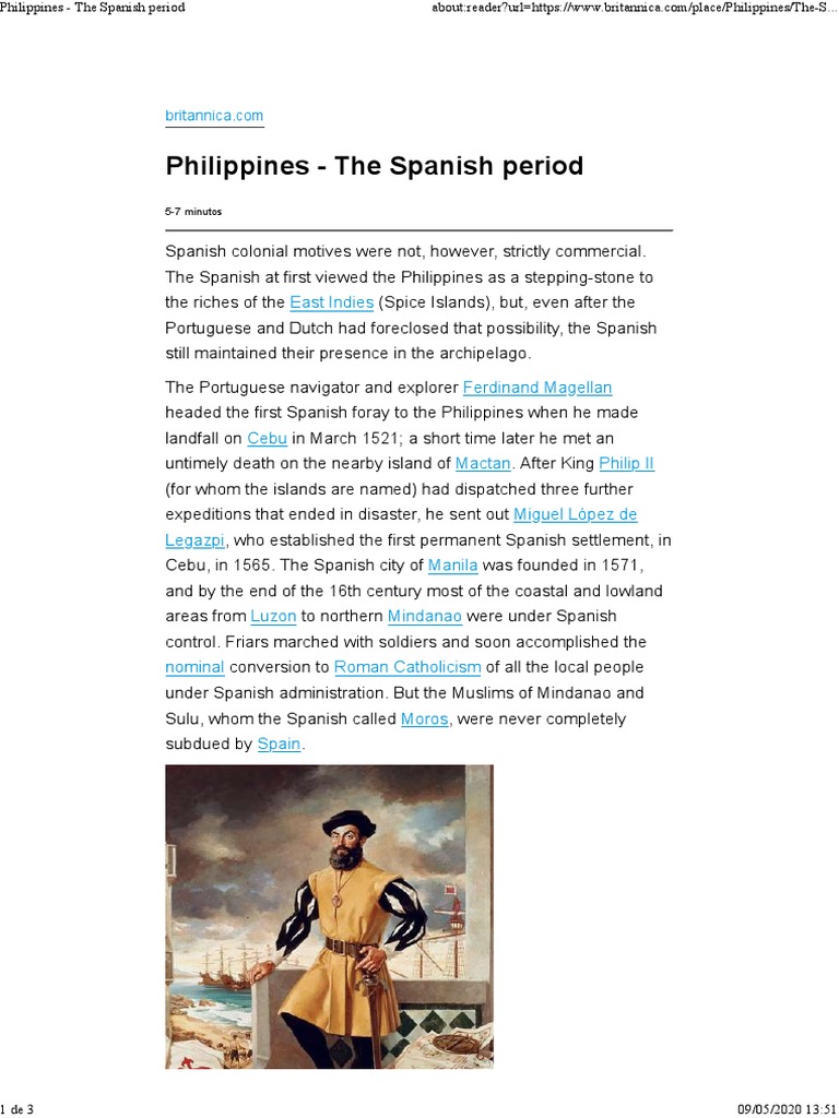 Philippines - The Spanish Period | PDF | Spanish Empire | Philippines