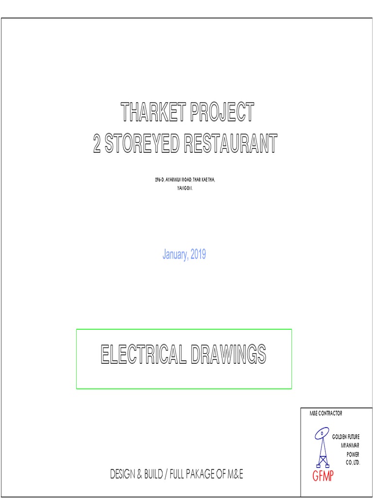 Electrical Compound Drawings | PDF | Economic Sectors | Building Technology