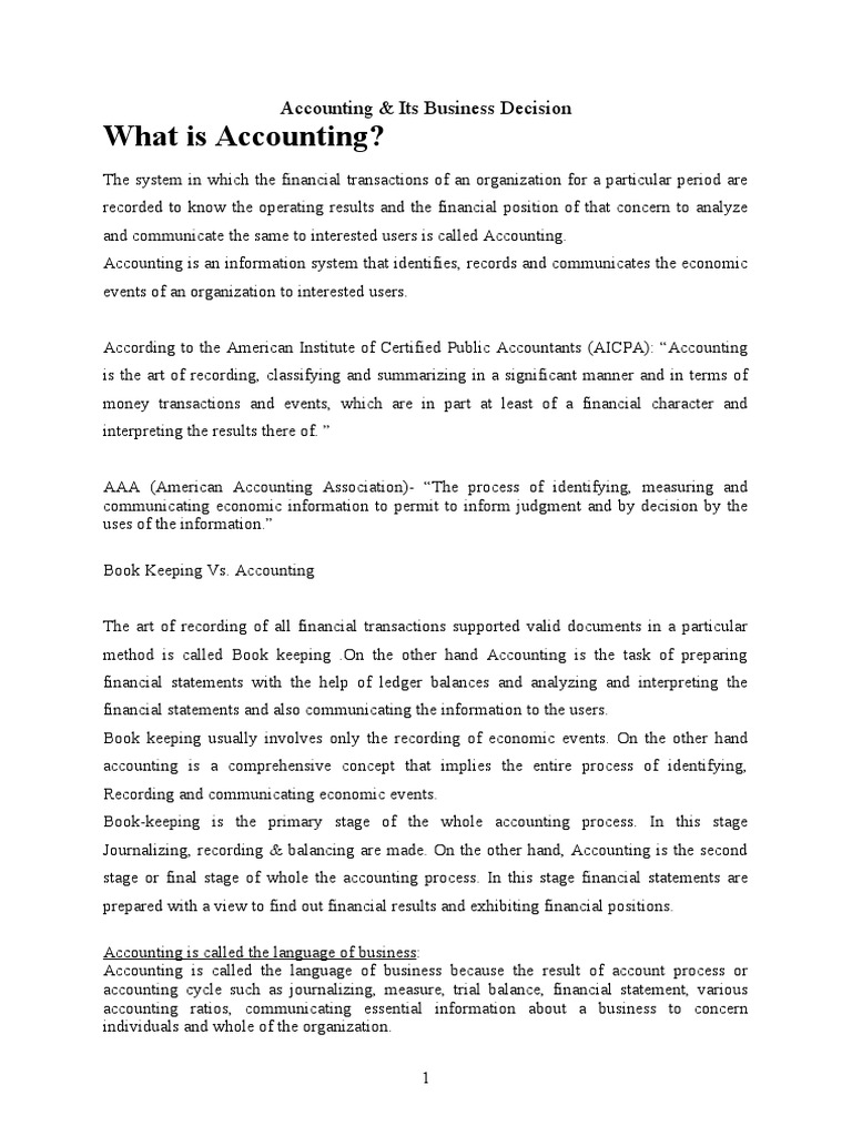 Accounting+ Chapter 1 | PDF | Debits And Credits | Equity (Finance)