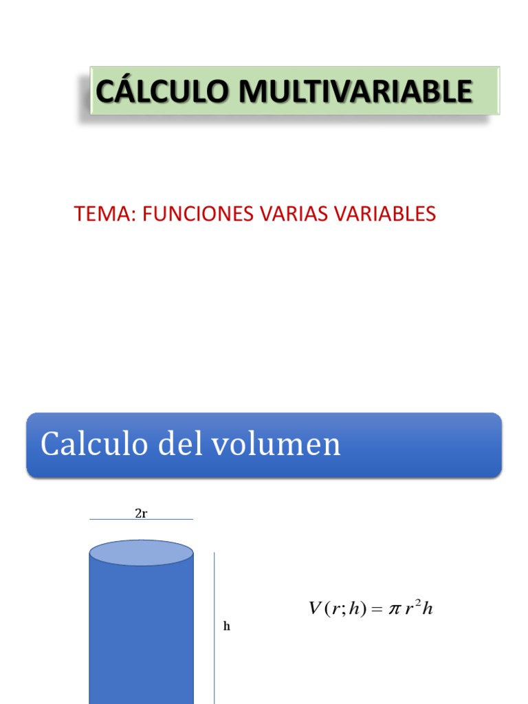 FUNCIONES DE VARIAS VARIABLES.pdf | Función (Matemáticas) | Espacio