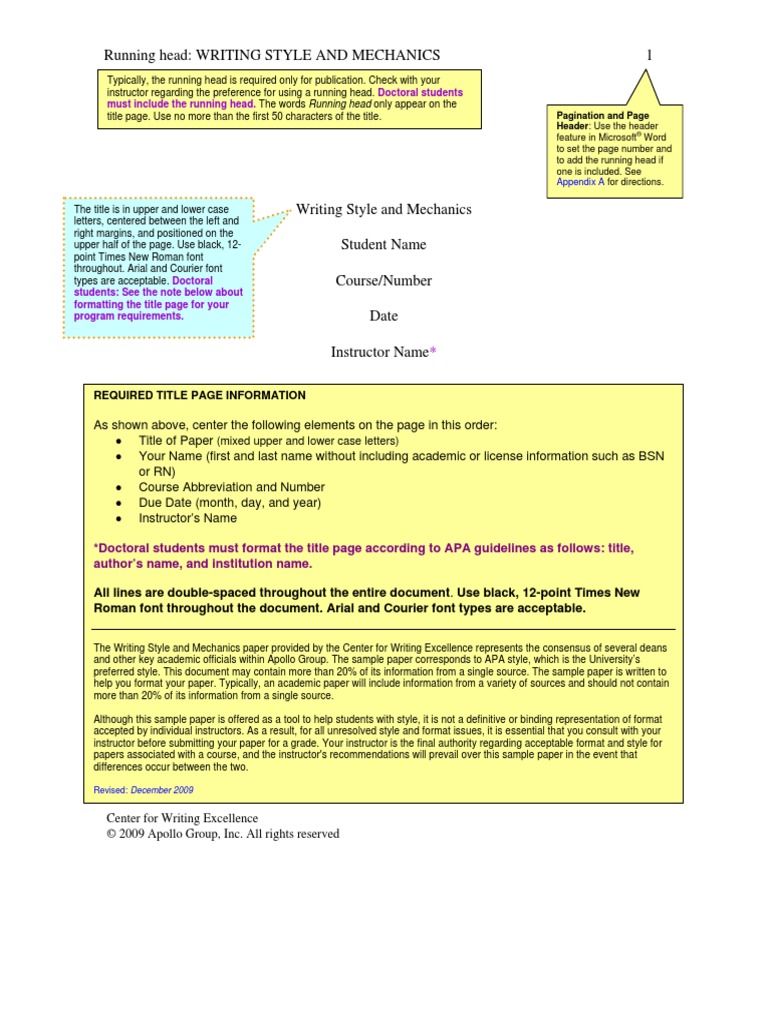 Sample Reaction Paper Apa Format