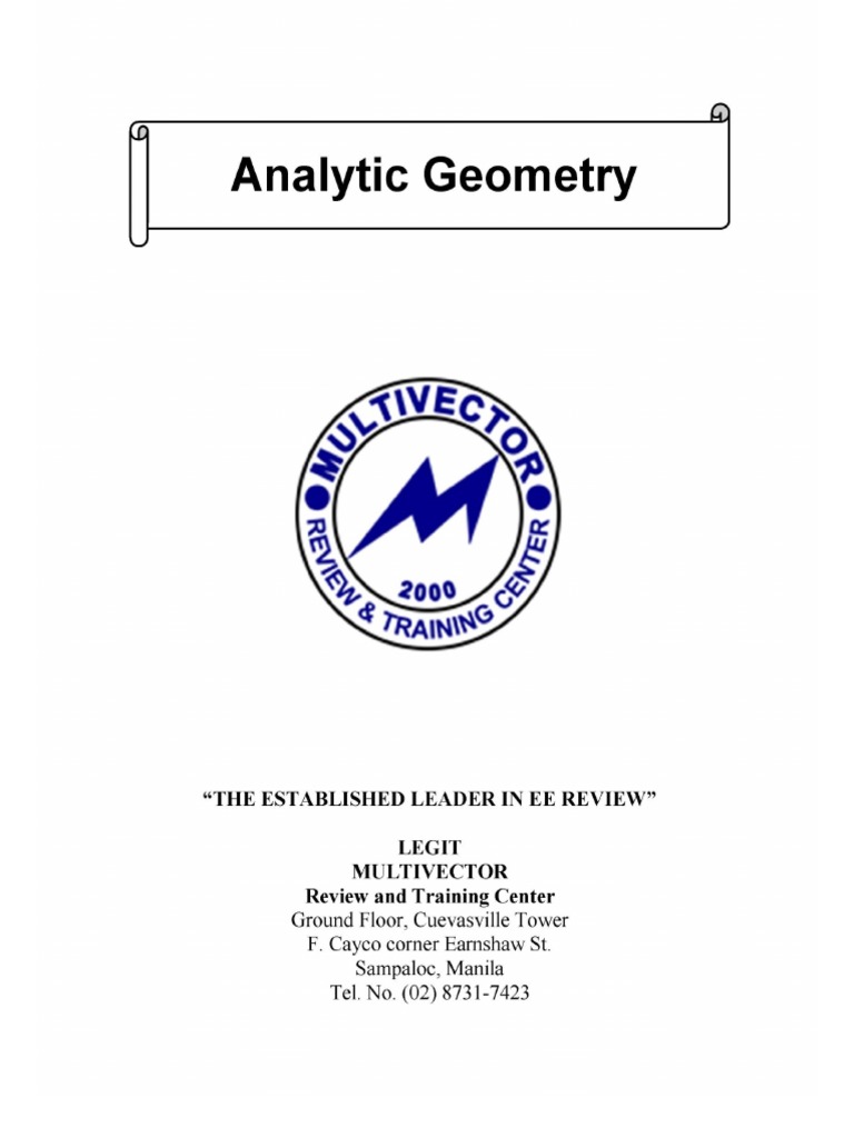 Analytic Geometry | PDF