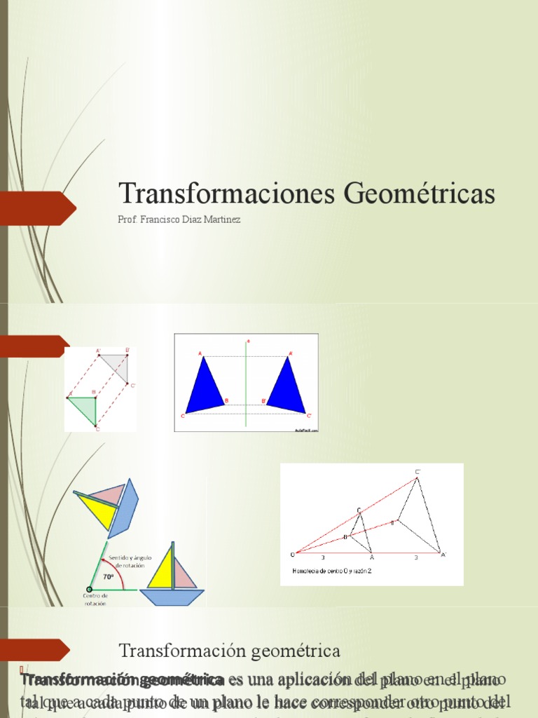 Transformaciones Geométricas | PDF