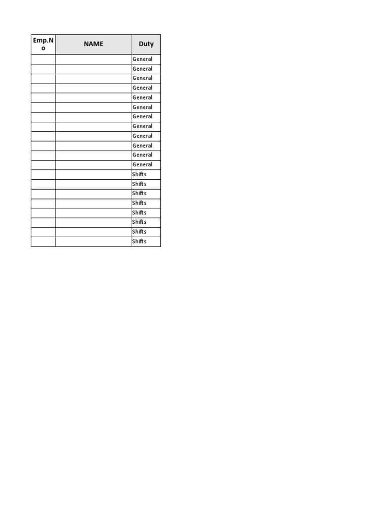 Staff List | PDF