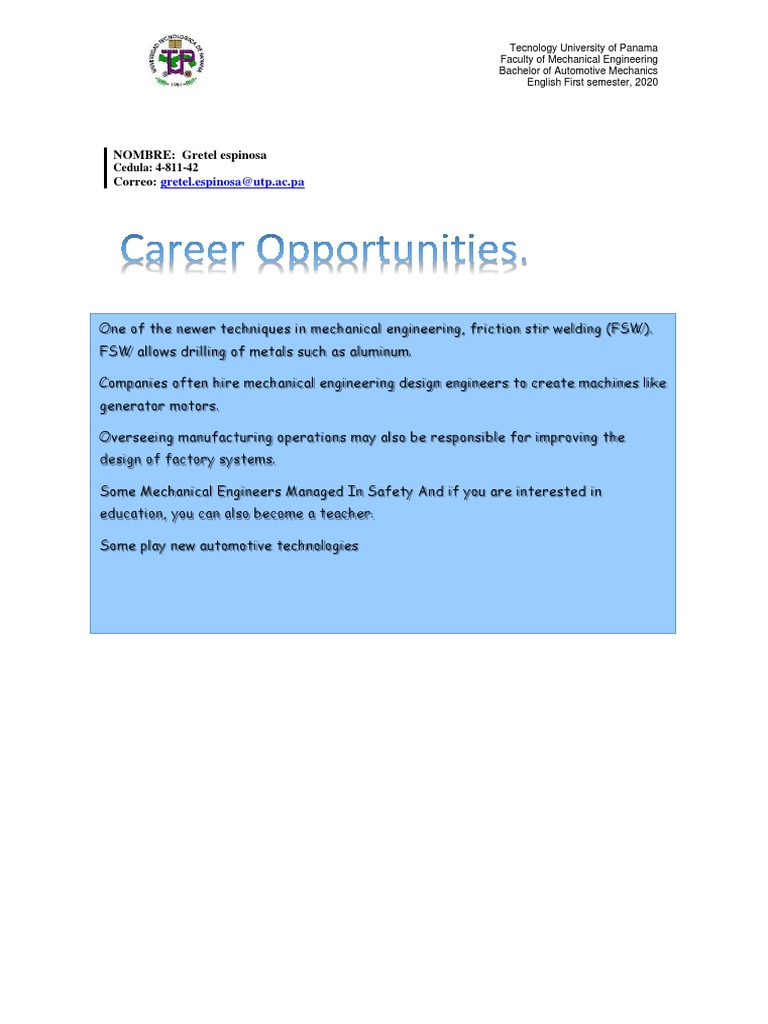 Career PDF | PDF