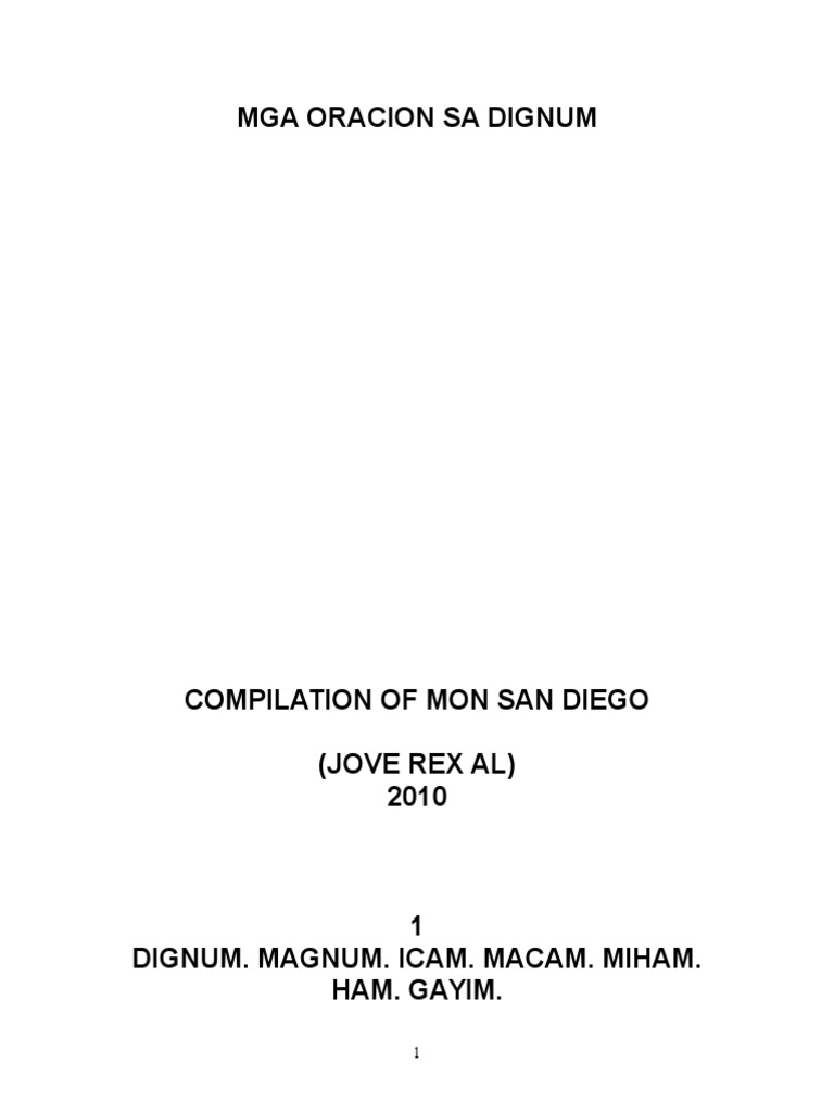 Dignum Magnum PDF | PDF