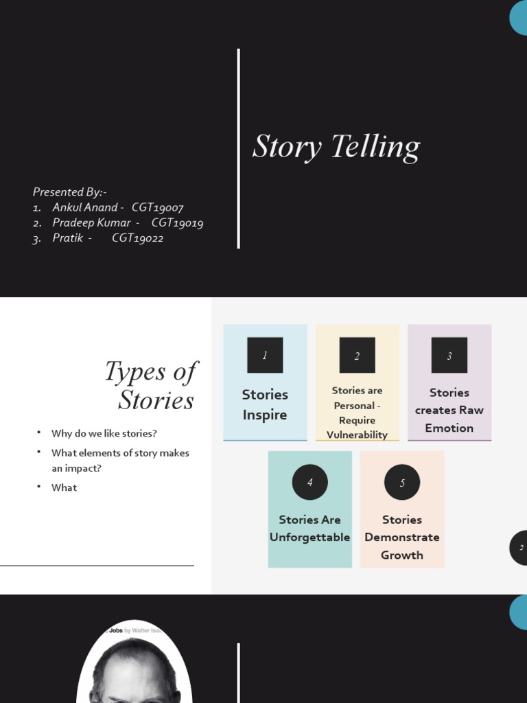 Story Telling Presentation Ankul - Pradeep - Pratik | PDF
