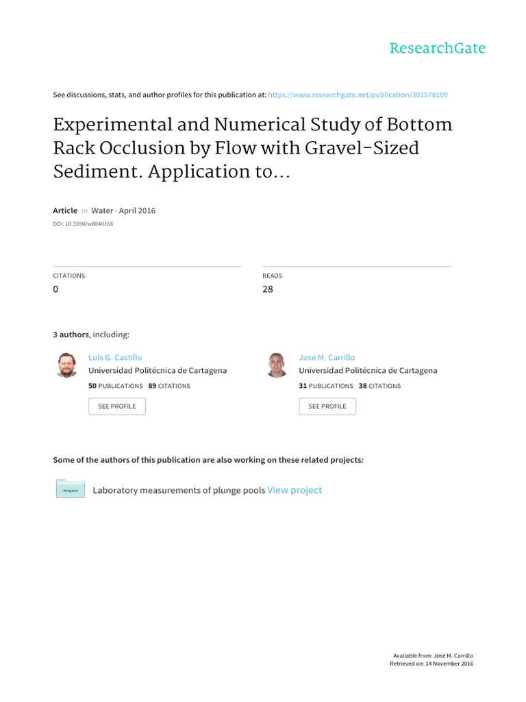 Water 08 00166 PDF | PDF | Navier–Stokes Equations | Fluid Dynamics