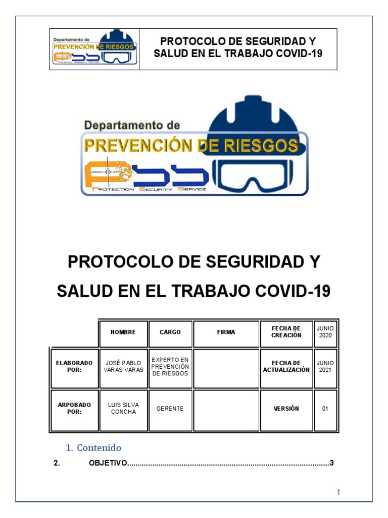 Protocolo Covid 19 PSS | PDF | Epidemiología | Enfermedades y trastornos