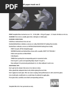 Squidgame Frontman Template Mask Assembli 1 | PDF