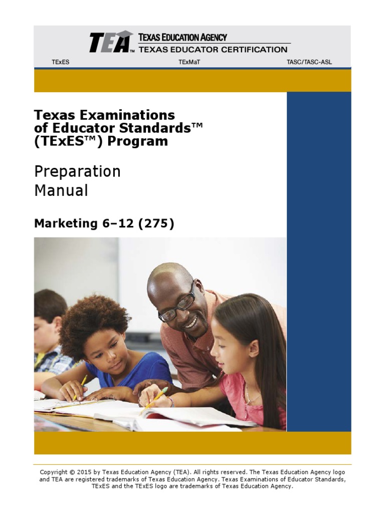 Preparation Manual: Texas Examinations of Educator Standards™ (Texes ...