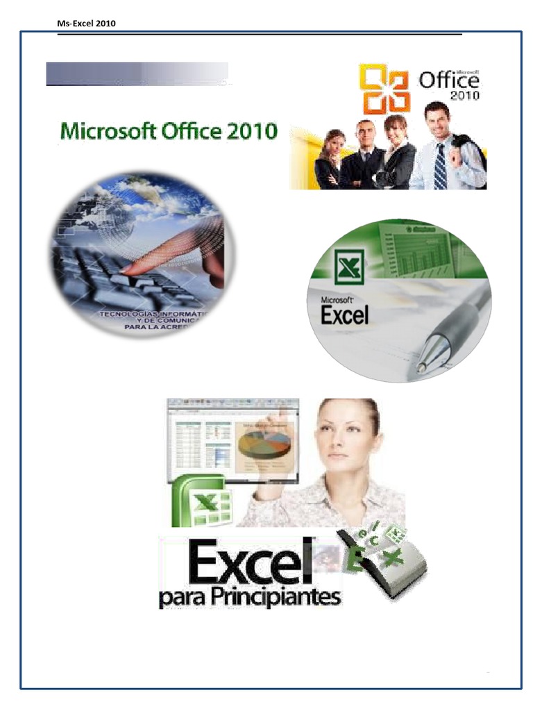 Manual de Excel 2010 PDF | PDF | Microsoft Excel | Hoja de cálculo