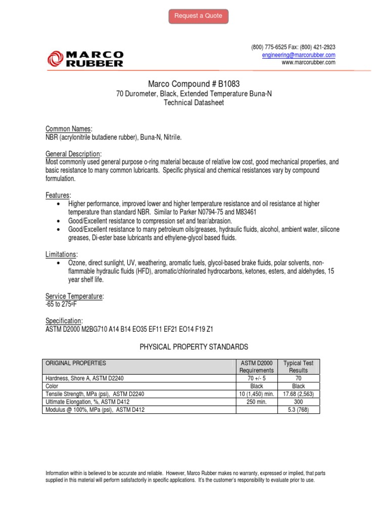 Marco Material Datasheet B1083 PDF | PDF | Chemical Substances | Physical Sciences