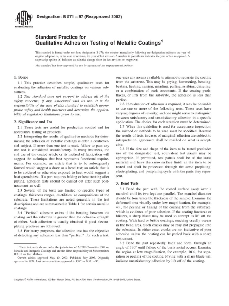 Astm B 571 | PDF