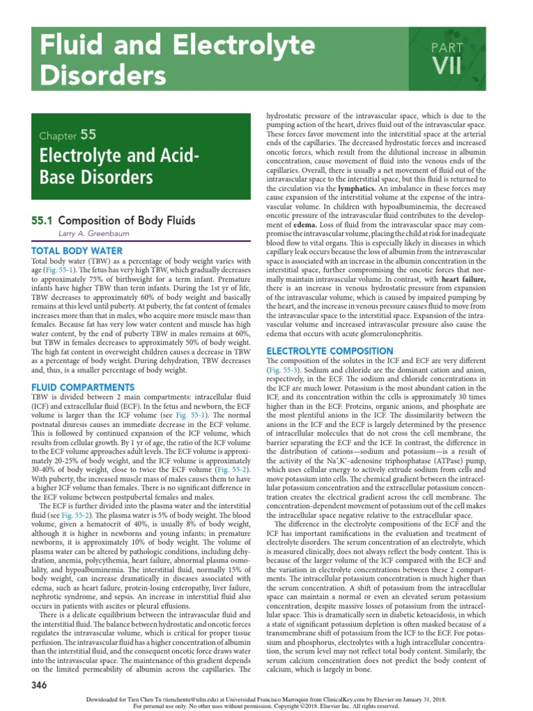 Electrolyte and Acid Base Disorders | PDF | Angiotensin | Kidney