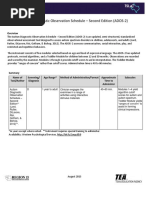 ADOS 2 Module 4 Revised Algorithm Hus and Lord 2014 April 2022 | PDF ...