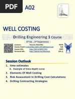 AFE Overview for Drilling Costs | PDF | Casing (Borehole) | Oil Well